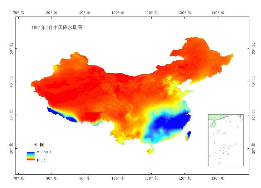 2021-1901年中国1km分辨率逐月降水量数据集-国家青藏高原科学数据中心整理 - 经管之家
